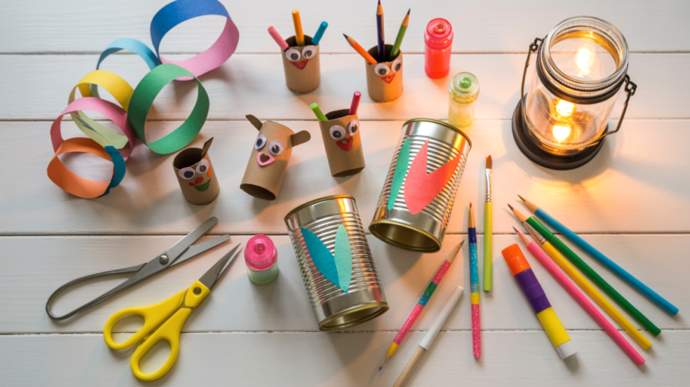 10 Fun and Simple Recycled Crafts Anyone Can Make - hopeanddaisies