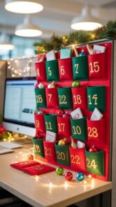 10 Cozy and Creative Christmas Cubicle Decorations Your Coworkers Will ...