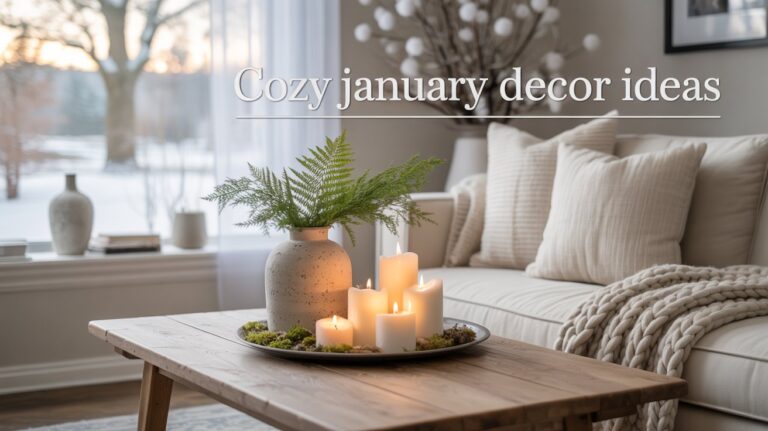 Transform Your Home with Cozy January Decor - hopeanddaisies